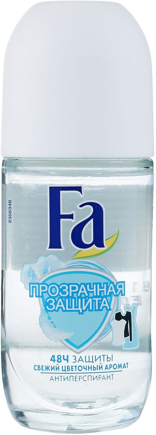FA Дезодорант роликовый женский Прозрачная Защита, 50 мл — купить в ...