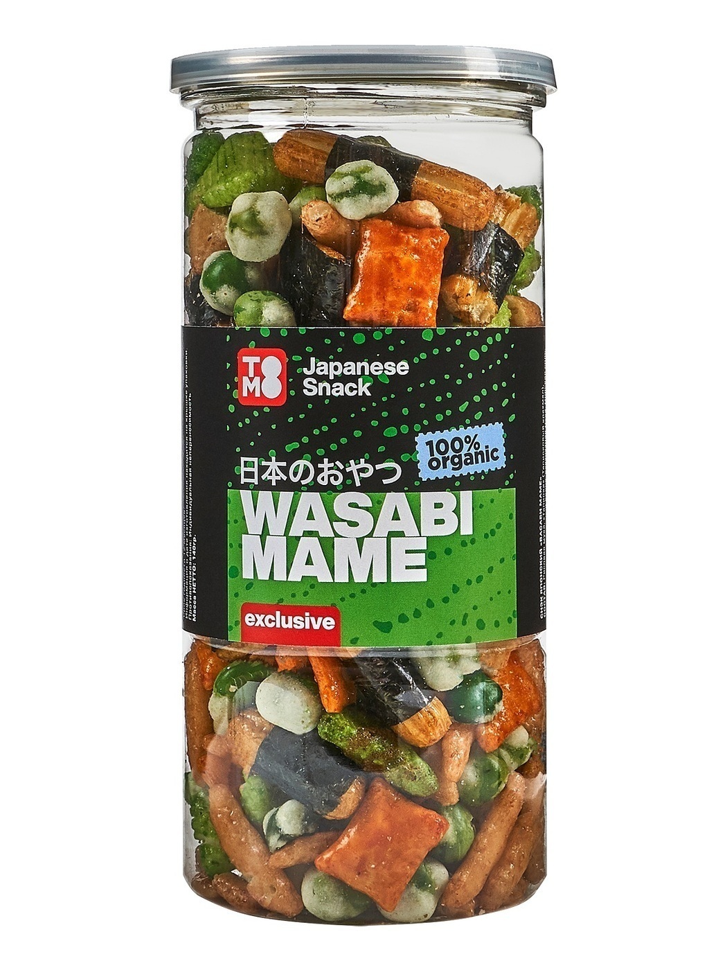 Японский снек-крекер-микс TOMO WASABI MAME — купить в интернет-магазине ...