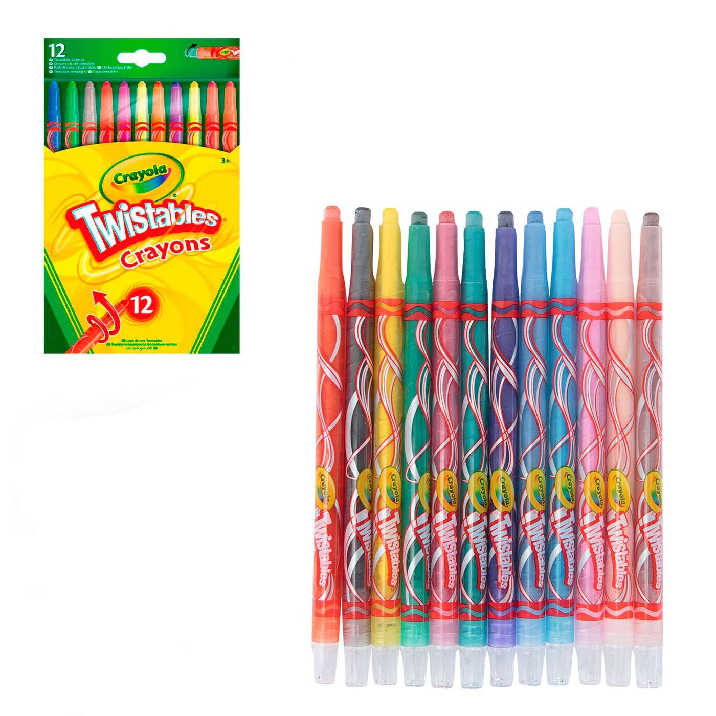 12 Выкручивающихся восковых мелков, Crayola, 52-8530 — купить в ...