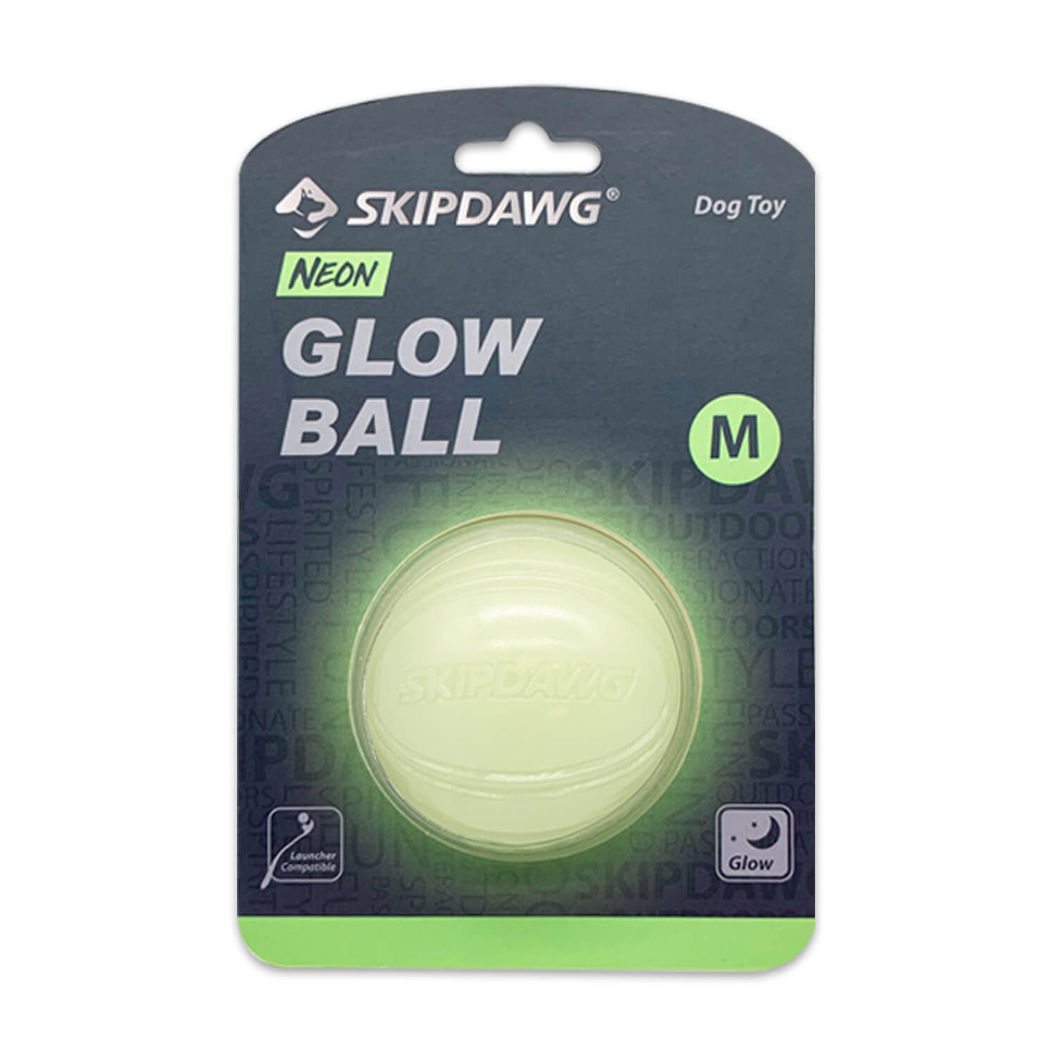 Мячик светящийся в темноте GLOW BALL 6,4 см — купить в интернет ...