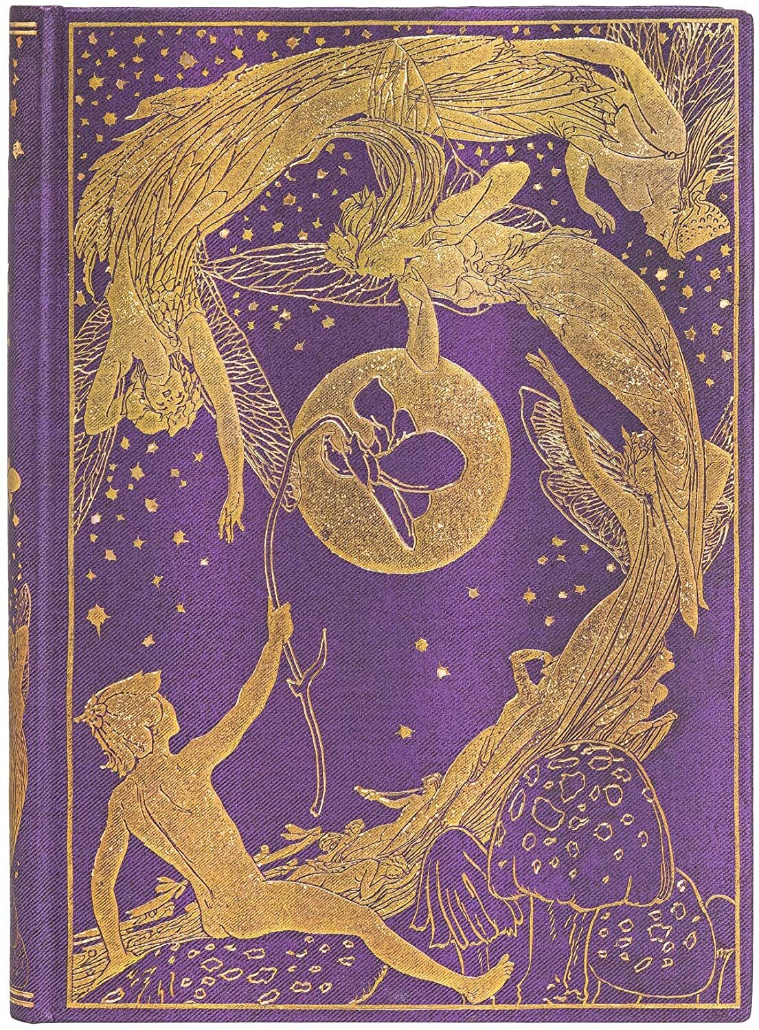 Нелинованный блокнот Paperblanks Violet Fairy Midi/Фиолетовая фея ...