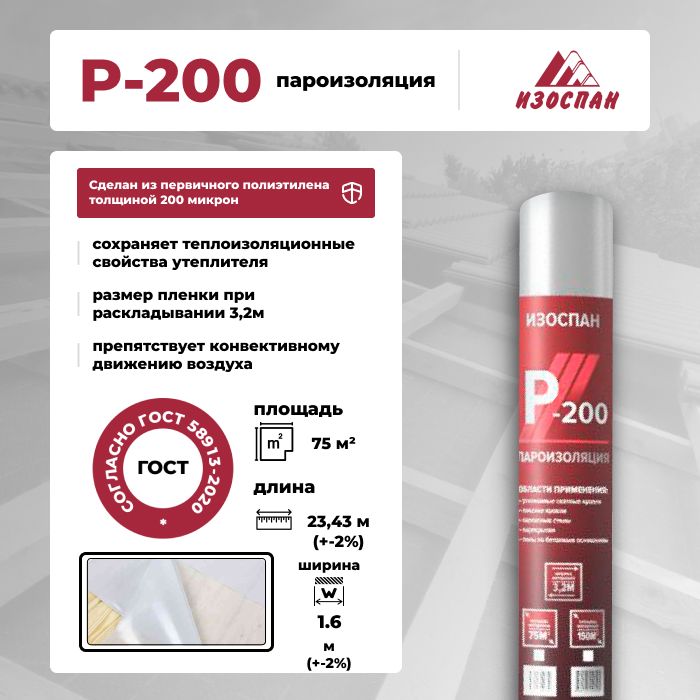 Пароизоляционная Пленка Изоспан купить на OZON по низкой цене