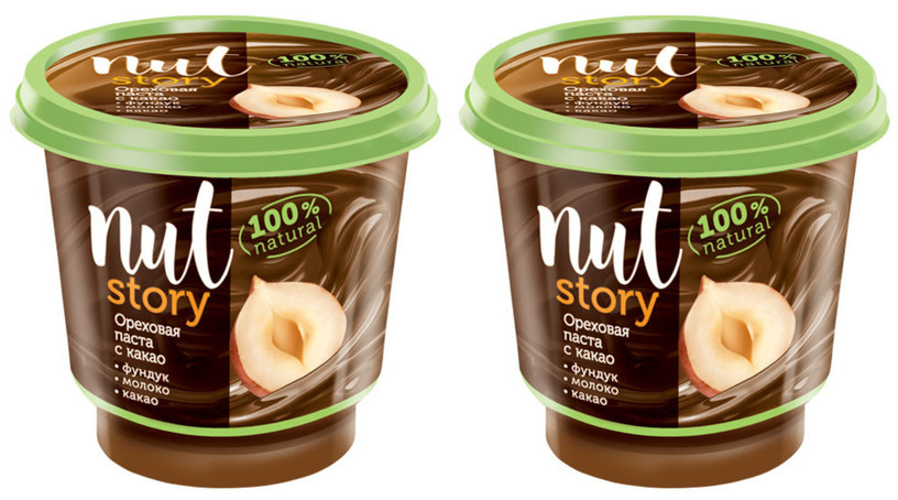 Паста шоколадно ореховая "Nut story" 350 гр х 2 ШТ — купить в интернет ...