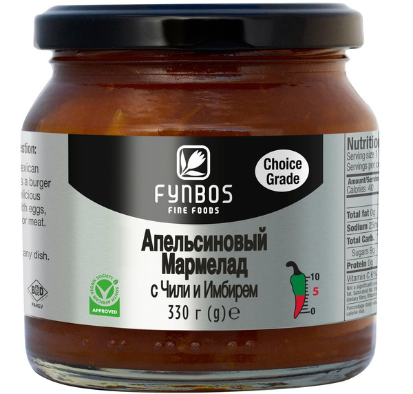 Соус апельсиновый Мармелад с Чили и Имбирем, 330г. - купить с доставкой ...
