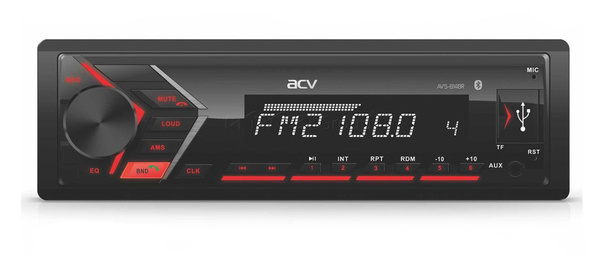 Магнитола автомобильная ACV AVS-814BG Bluetooth USB AUX FM1 DIN - купить в интернет-магазине ...