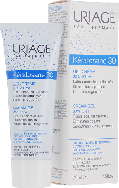 Uriage / Keratosane 30 Gel-Creme / Кератозан 30 Гель-крем для ...