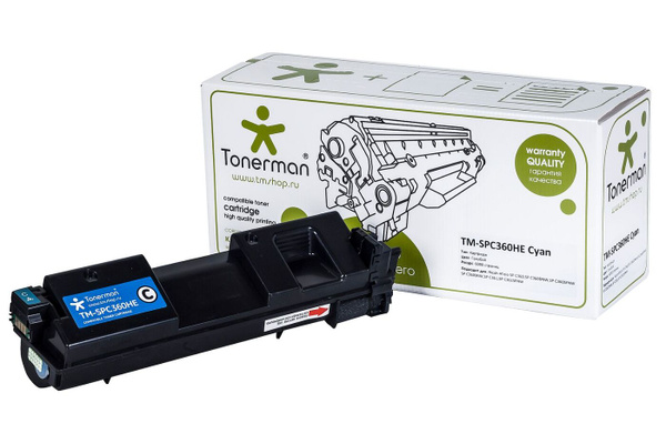 Расходник для печати Tonerman TM SPC360HE Black, Голубой (cyan), для ...