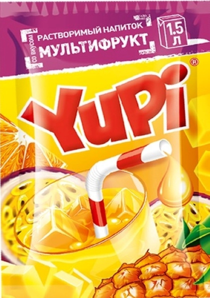 Растворимый напиток Yupi Мультифрукт (24 шт) купить на OZON по низкой цене (1983029055)
