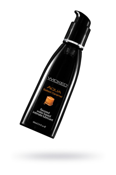 Лубрикант на водной основе WICKED AQUA Salted Caramel со вкусом соленой ...
