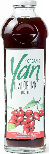 YAN Organic Напиток шиповника 930 мл - купить с доставкой по выгодным ценам в интернет-магазине ...