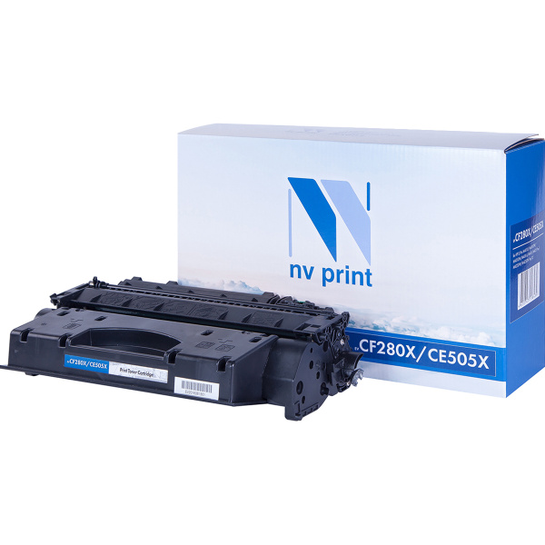 Расходник для печати NV Print NV-CF280X/CE505X, Черный (black), для ...