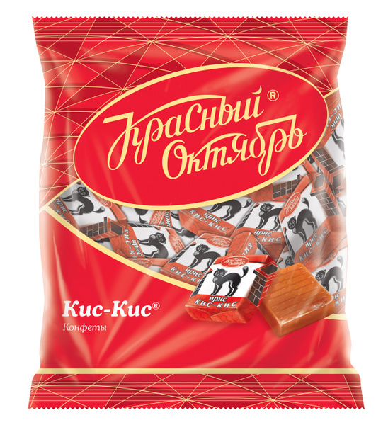 Характеристики Конфеты ирис Красный Октябрь Кис-кис, сливочный вкус, 1 ...