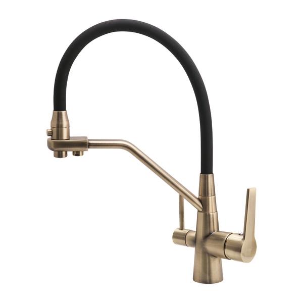 Смеситель для кухни гибкий излив с фильтром для воды Frap F4374-4 купить на OZON по низкой цене ...