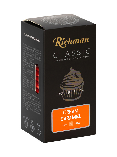Чайный напиток травяной Richman "Ройбуш Крем-карамель", 25х1,5г ...
