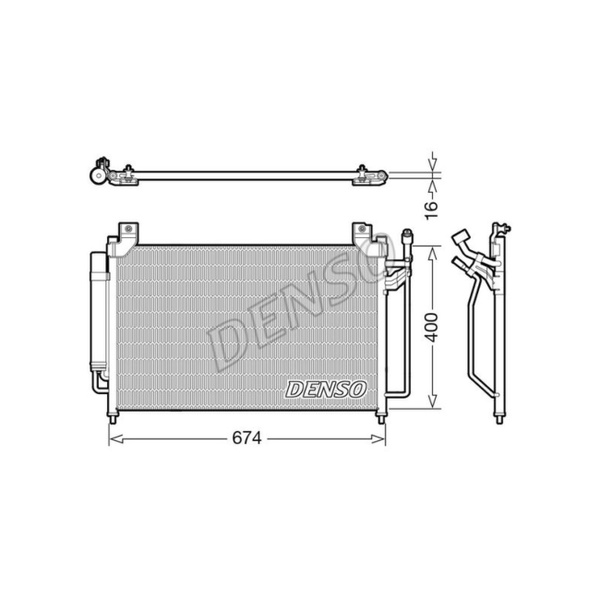 DENSO DCN44013 Радиатор кондиционера - DENSO арт. DCN44013 - купить по ...