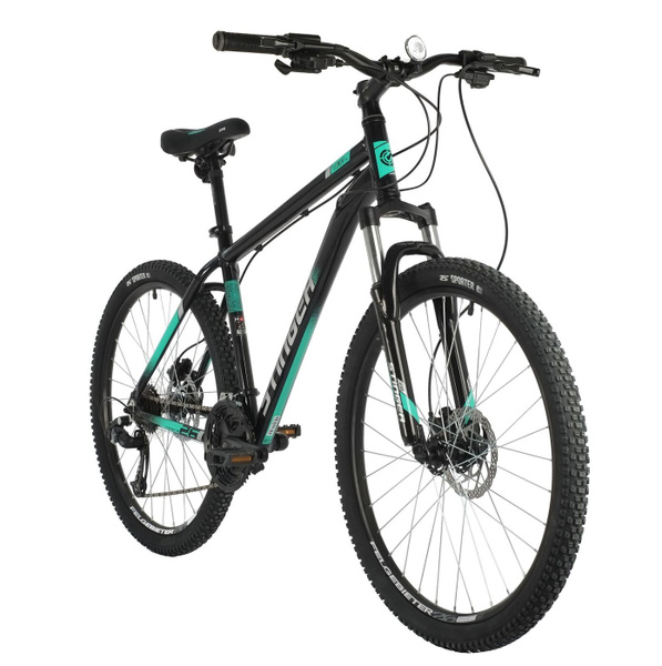 Велосипед STINGER 26" ELEMENT PRO зеленый, алюминий, размер 14", MICROSHIFT - купить по выгодной ...
