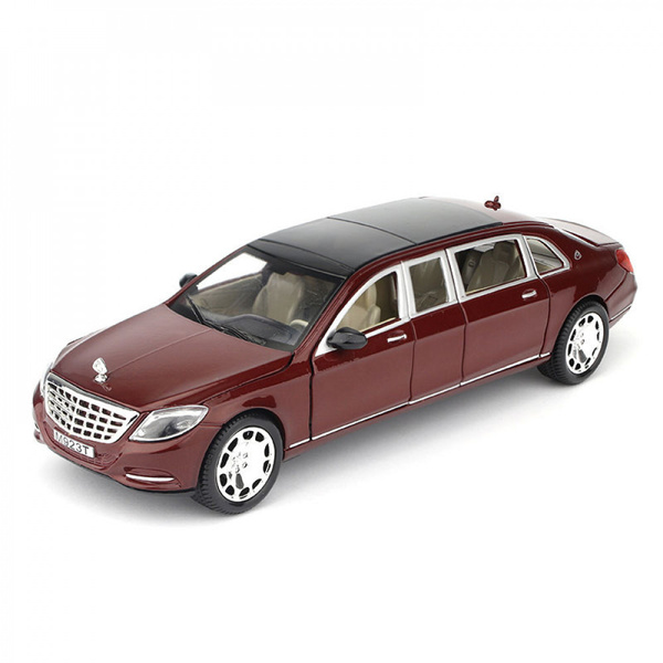 Машинка коллекционная Mercedes-Benz Maybach S680 Pullman, металлическая ...