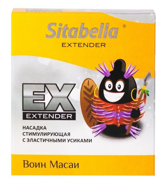 Стимулирующая насадка Sitabella Extender Воин Масаи Презерватив, Sitabella купить на OZON по ...