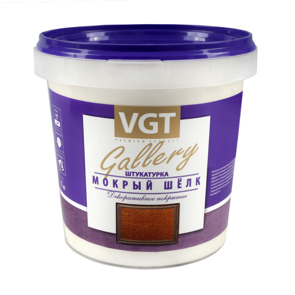 VGT GALLERY / ВГТ Гэлэри МОКРЫЙ ШЕЛК штукатурка декоративная, база ...