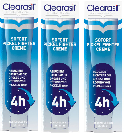 Clearasil Anti-Pickel Creme Sofort Pickel Fighter Creme Клерасил Гель ...