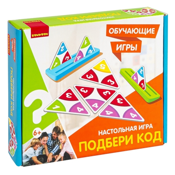 Настольная обучающая игра Bondibon "ПОДБЕРИ КОД", BOX купить на OZON по низкой цене (718621256)
