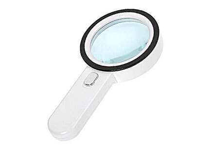 Лупа Kromatech ручная круглая 30x, 105 мм, с подсветкой (12 LED) MG-30 ...