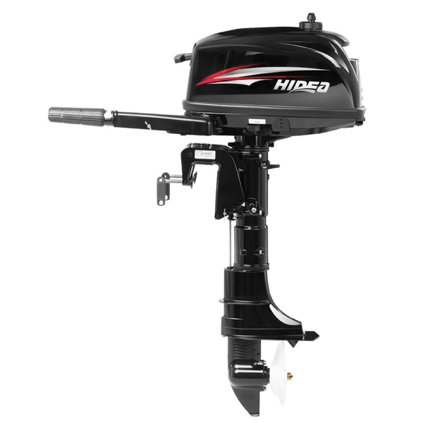 Лодочный мотор Hidea HD 5 FHS (2 топливных бака) / Бензиновый (2-х тактный) - купить по выгодной ...