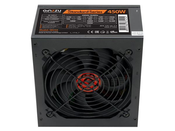 Ginzzu Блок питания компьютера SB450, 450 Вт (SB450) - купить с доставкой по выгодным ценам в ...