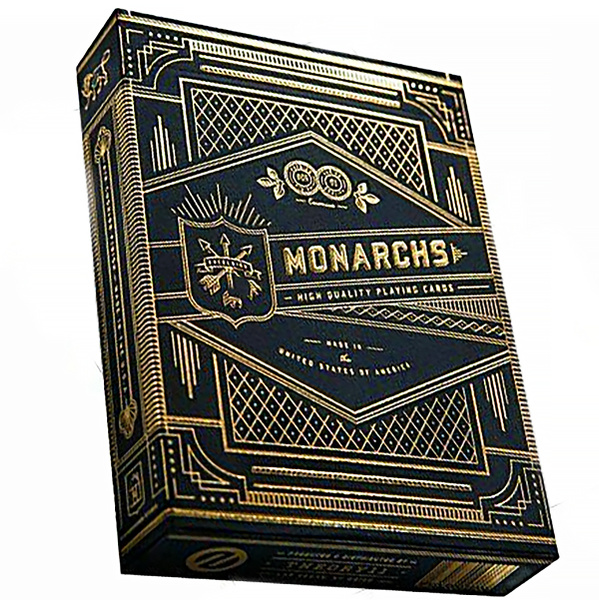 Игральные карты Monarchs от Theory11, синий купить на OZON по низкой цене (352648212)