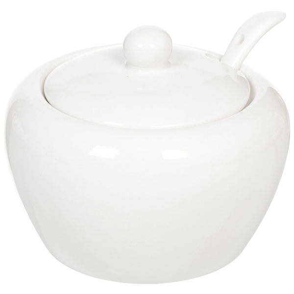 Daniks Сахарница с ложкой и крышкой керамическая, 420 мл купить на OZON по низкой цене (1416951087)