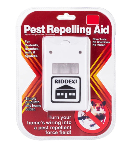 Электромагнитный отпугиватель грызунов и насекомых Riddex Pest Repeller ...