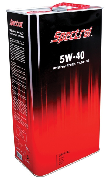 Масло моторное Spectrol 5W-40 Полусинтетическое - купить в интернет ...