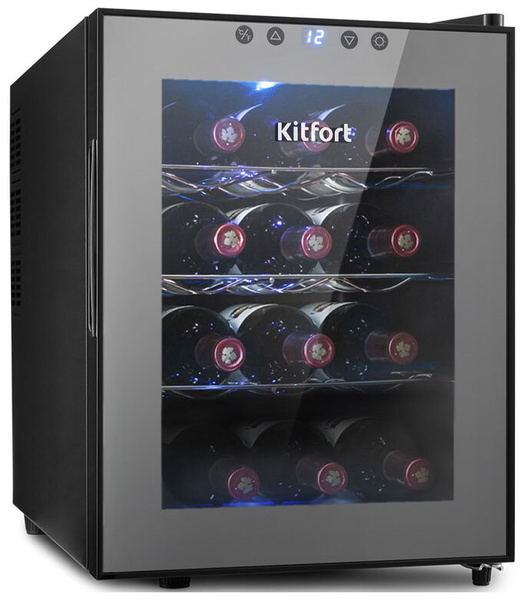 Винный шкаф Kitfort Kt 2408 по низкой цене отзывы фото характеристики в интернет магазине