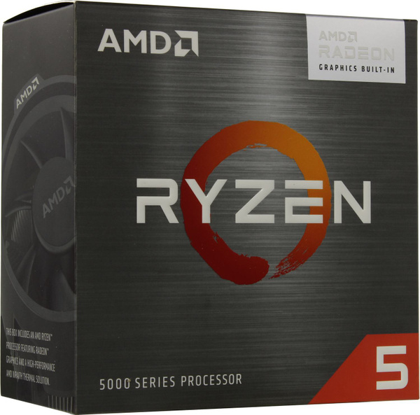 Процессор AMD Ryzen 5, BOX (с кулером), 6 яд., 3.9 ГГц 100-100000252 ...