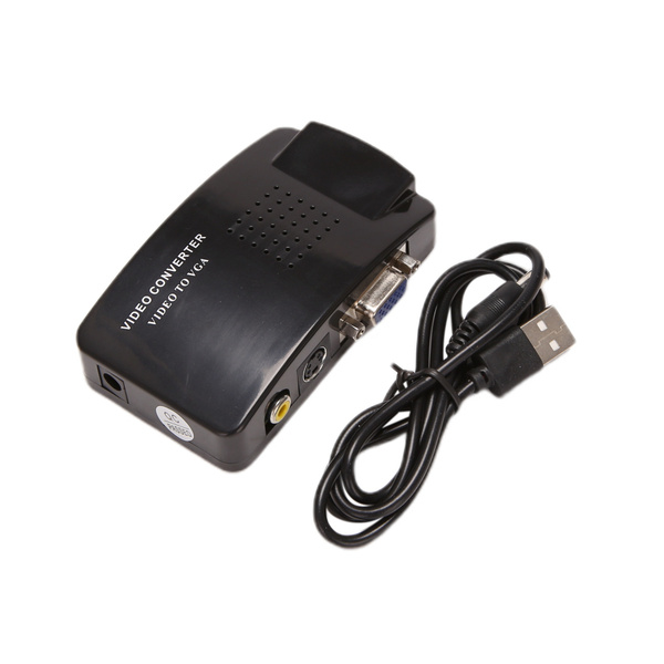 Адаптер AV-VGA Преобразователь RCA VGA PC RCA Composite S-Video AV-вход ...