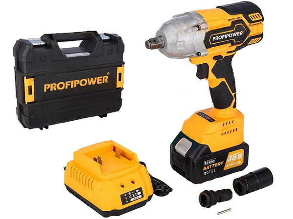 Бесщеточный аккумуляторный гайковерт DWDTW-18V PROFIPOWER E0105 (18B, 600Нм ) - купить в ...