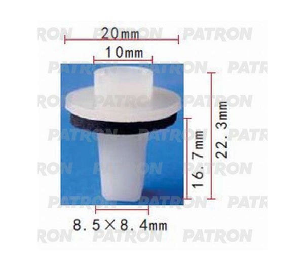 Клипса крепежная автомобильная, 1 шт. купить по выгодной цене в ...