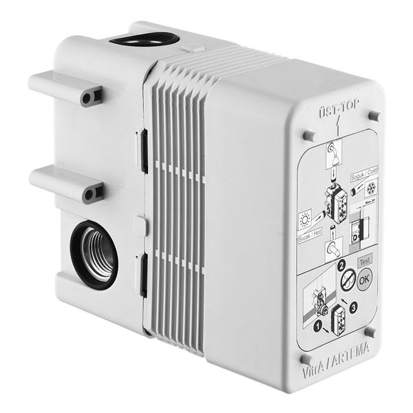 Встраиваемый смеситель VitrA A41949 Хромированная поверхность Донный ...