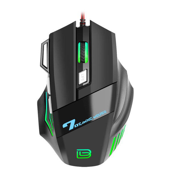 Игровая мышь проводная BAJEAL G5, черный, белый - купить по выгодной ...