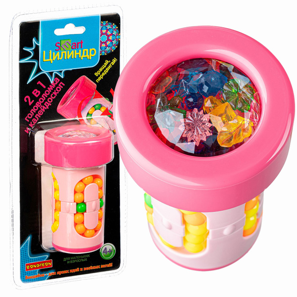 Игра 2в1 головоломка-калейдоскоп Smart Цилиндр, Bondibon купить на OZON по низкой цене (343462297)