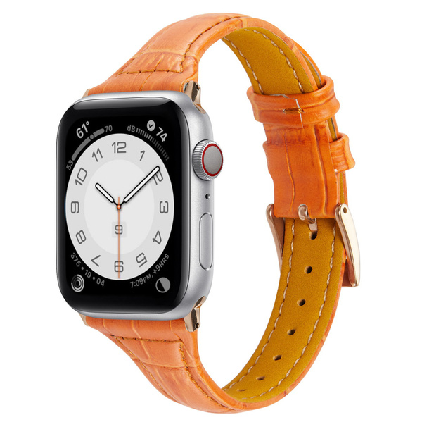 Кожаный узкий ремешок SWAP для Apple Watch 38mm / 40mm / 41mm, цвет ...