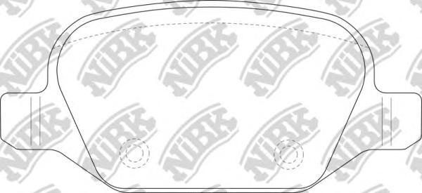 NiBK Колодки тормозные дисковые, арт. PN0197 купить на OZON по низкой ...