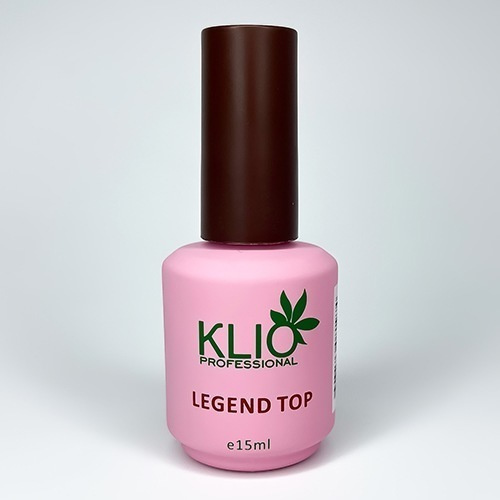 Klio Legend Top, 15 мл / топ для ногтей Klio / топ без липкого слоя // топовое покрытие для гель ...