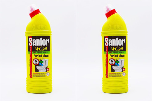 Sanfor Средство для чистки и дезинфекции WC Gel Лимонная свежесть, 750 мл, 2 шт/ - купить с ...