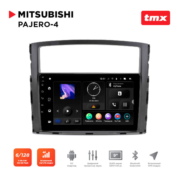 Автомагнитола для Mitsubishi Pajero-4 (Maximum Incar TMX-6104-6 ...