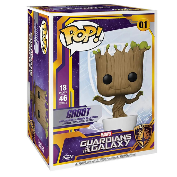 Funko POP! Фигурка Bobble, Guardians Of The Galaxy, Dancing Groot 18 ...