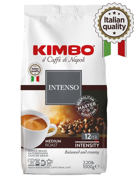 Кофе зерновой Kimbo Aroma Intenso 1кг - купить с доставкой по выгодным ...