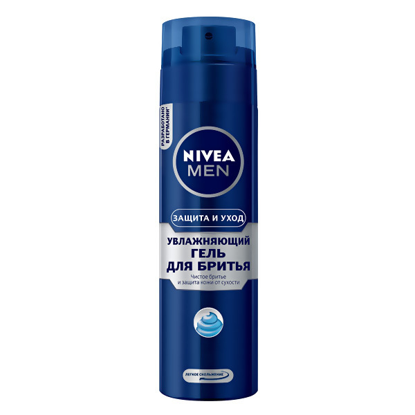 NIVEA Гель для бритья Защита и уход MEN 200мл - купить с доставкой по ...