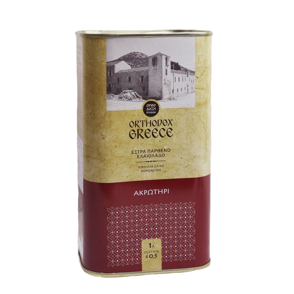 Оливковое масло Akrotiri - Orthodox Greece, о.Крит, Греция, жест.банка ...