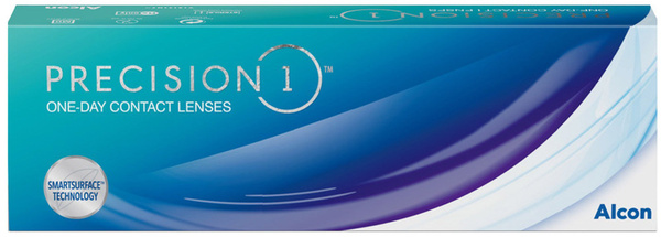 Контактные линзы однодневные Alcon Precision 1, 30 шт -6 Радиус ...
